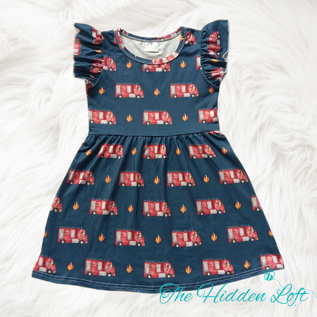 Fire Truck Dress – The Hidden Loft